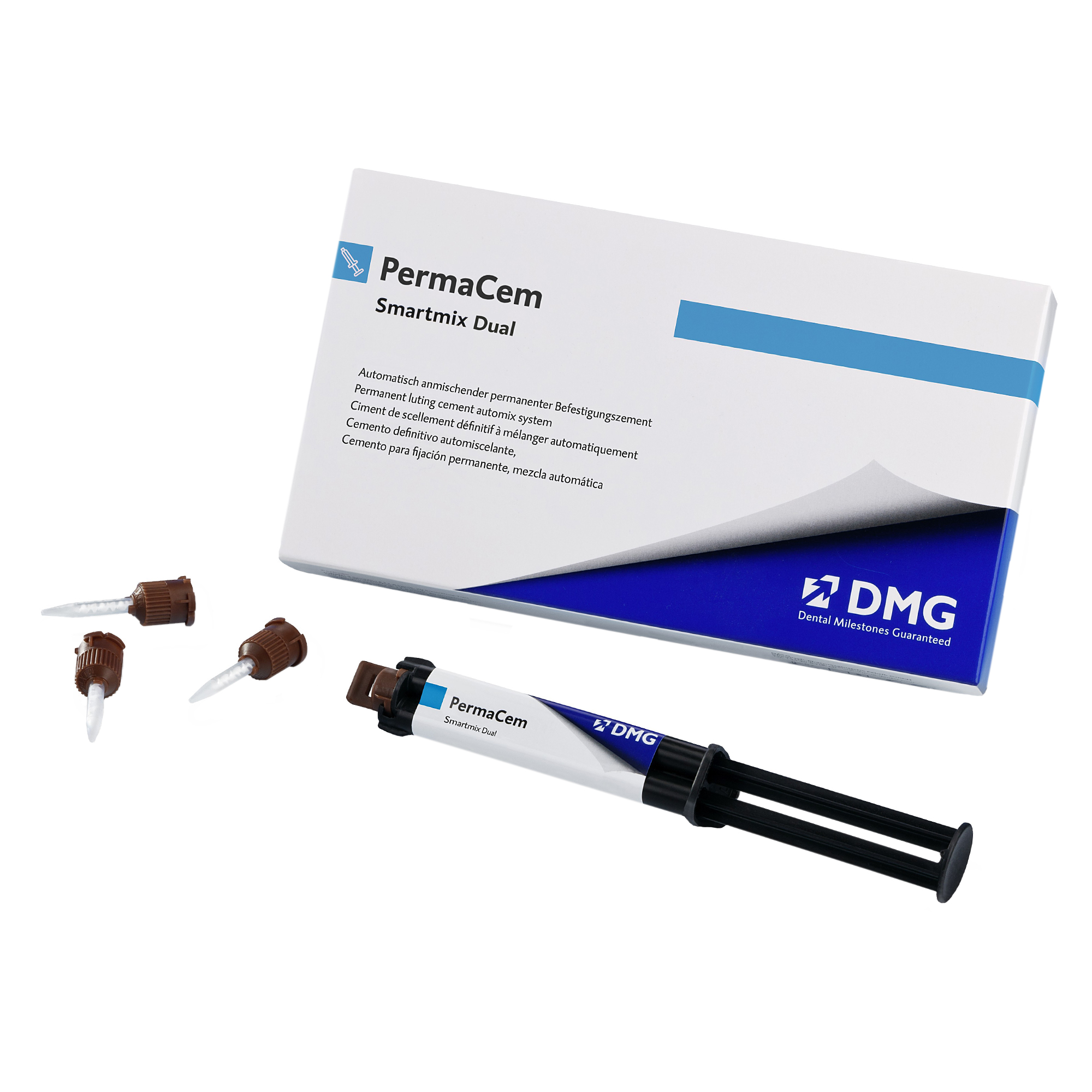 PERMACEM SMARTMIX DUAL – цемент двойного отвержд для мостов и коронок 1 ...